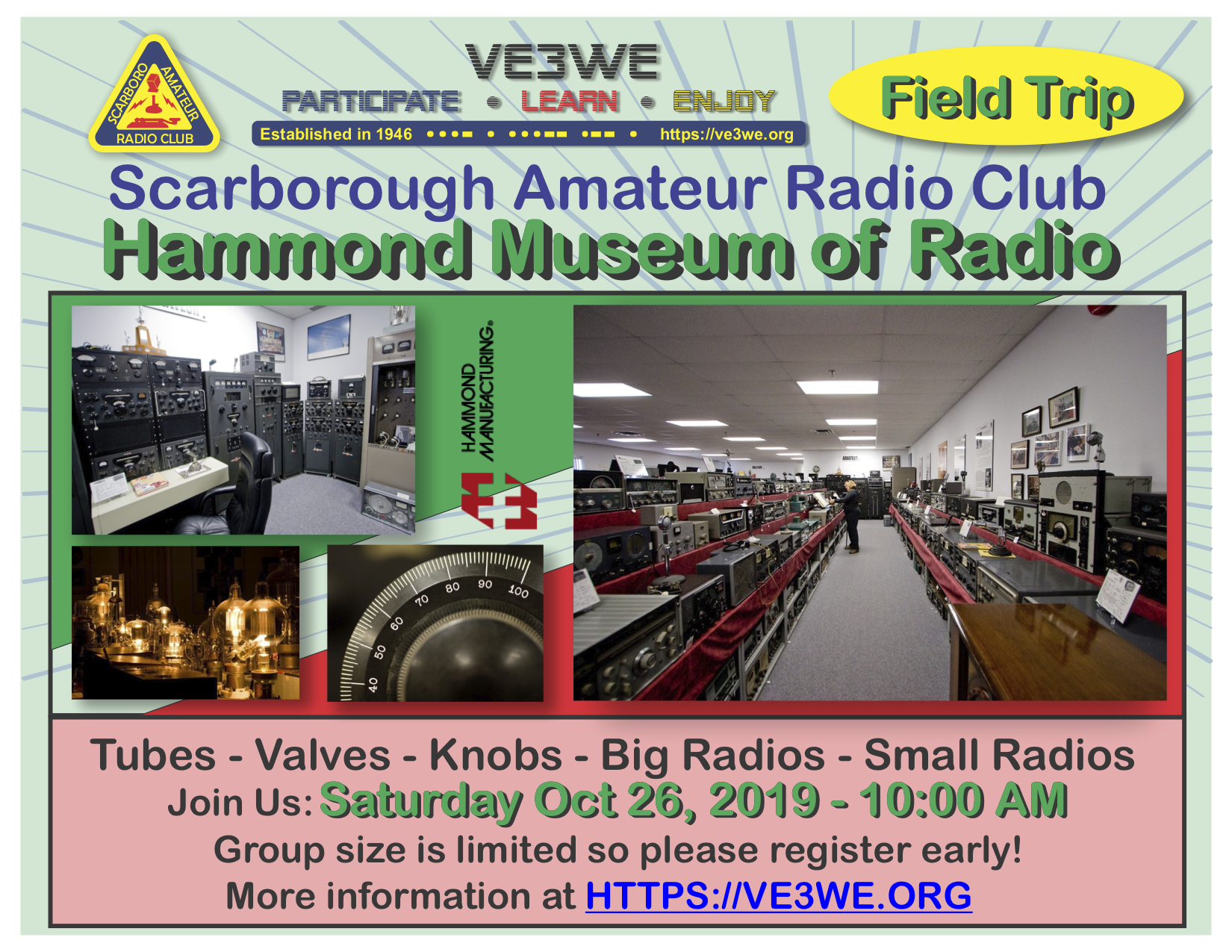 Field Trip – Hammond Museum of Radio – Scarborough Amateur Radio Club
